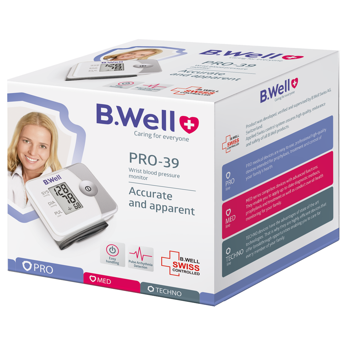 B.Well Aparat digitalni za mjerenje krvnog pritiska PRO-39