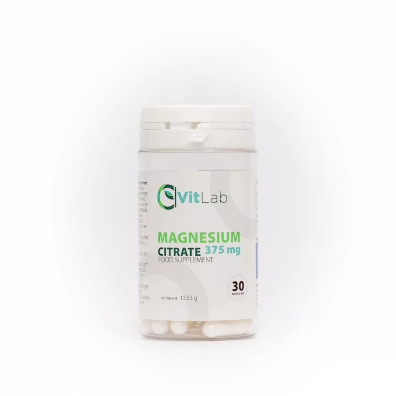 VitLab Magnesium citrat 375 mg 30 cps