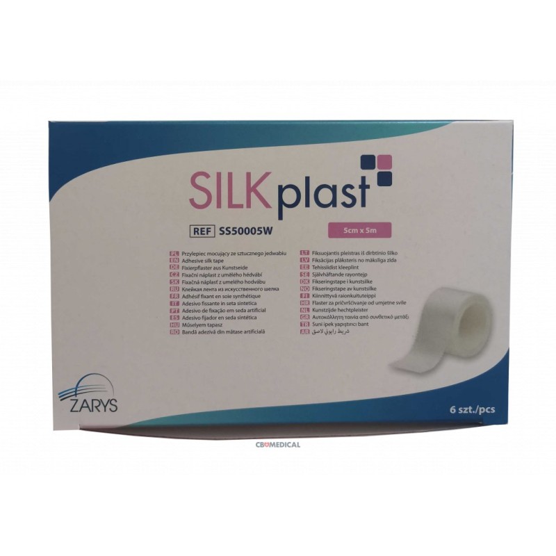 Silkplast svileni flaster 5cmx5m A6